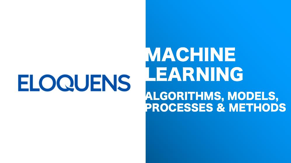 Machine Learning Algorithms & Models - Downloads - Eloquens