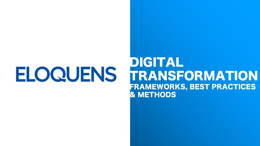 Digital Transformation Frameworks - Instant Downloads - Eloquens